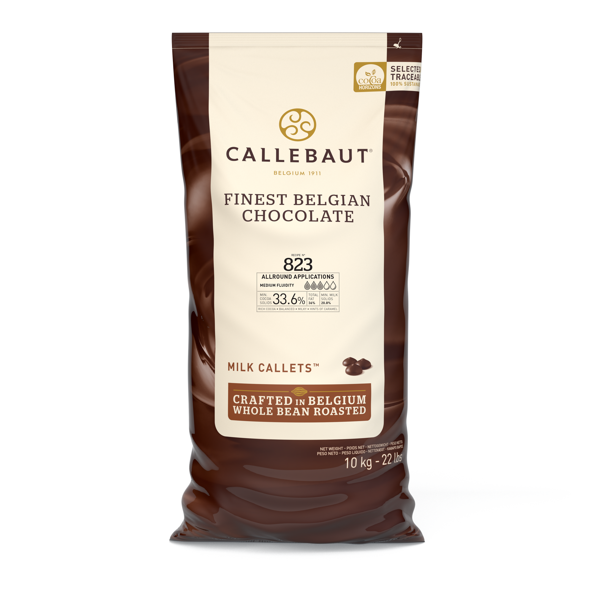 Milk Chocolate Callets: Recipe N° 823