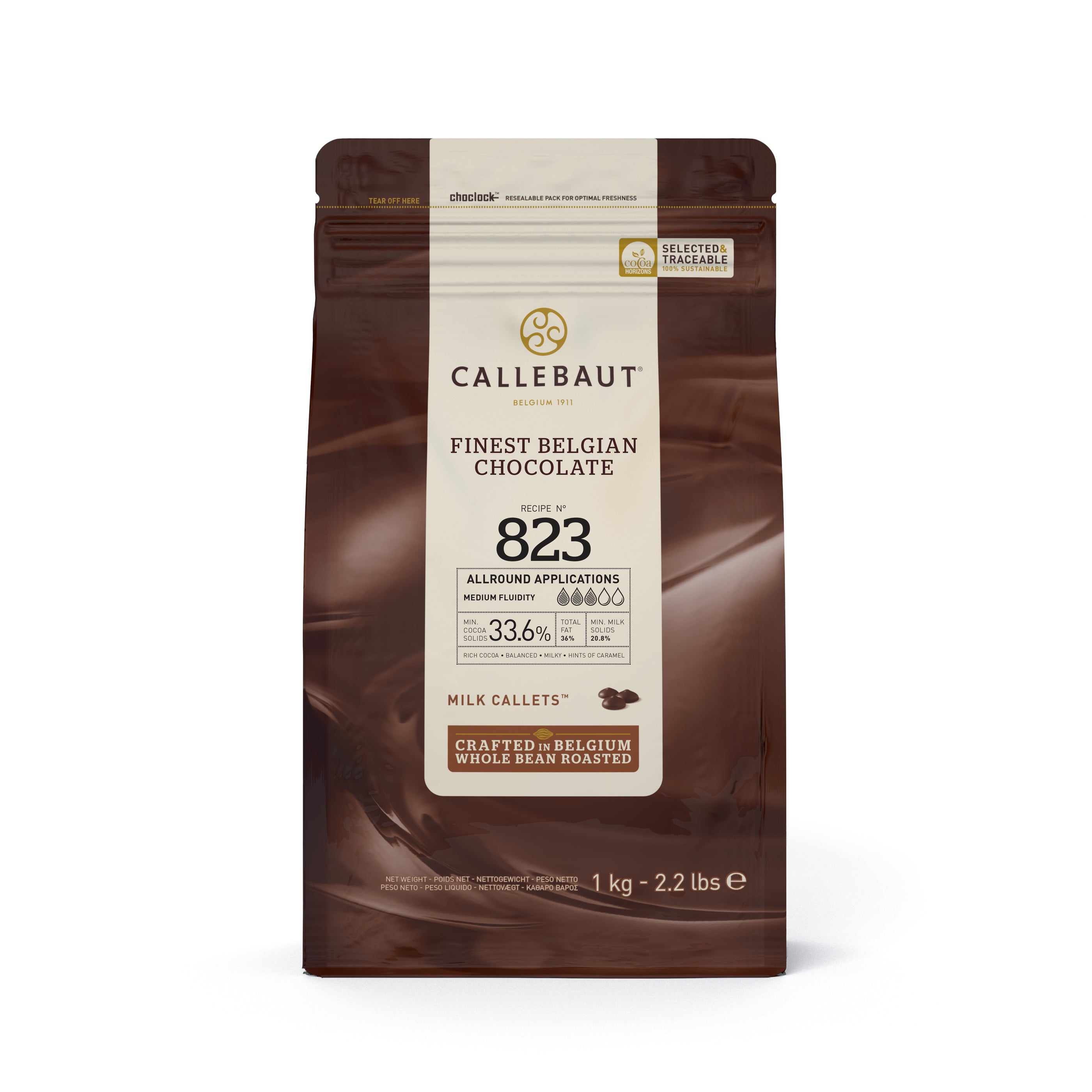 Milk Chocolate Callets: Recipe N° 823