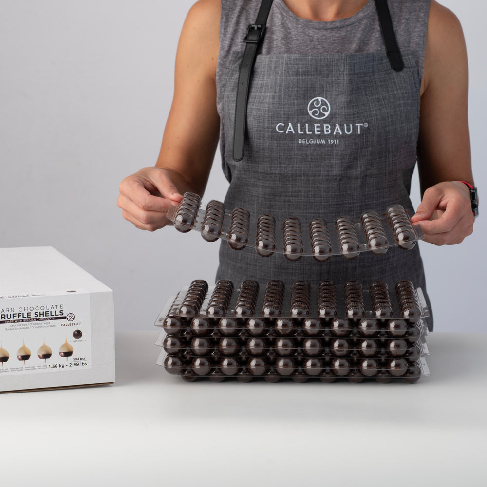 Dark Chocolate Truffle Shells