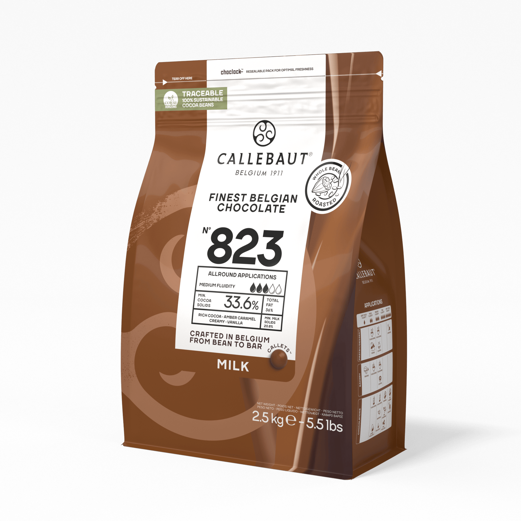 Milk Chocolate Callets: Recipe N° 823