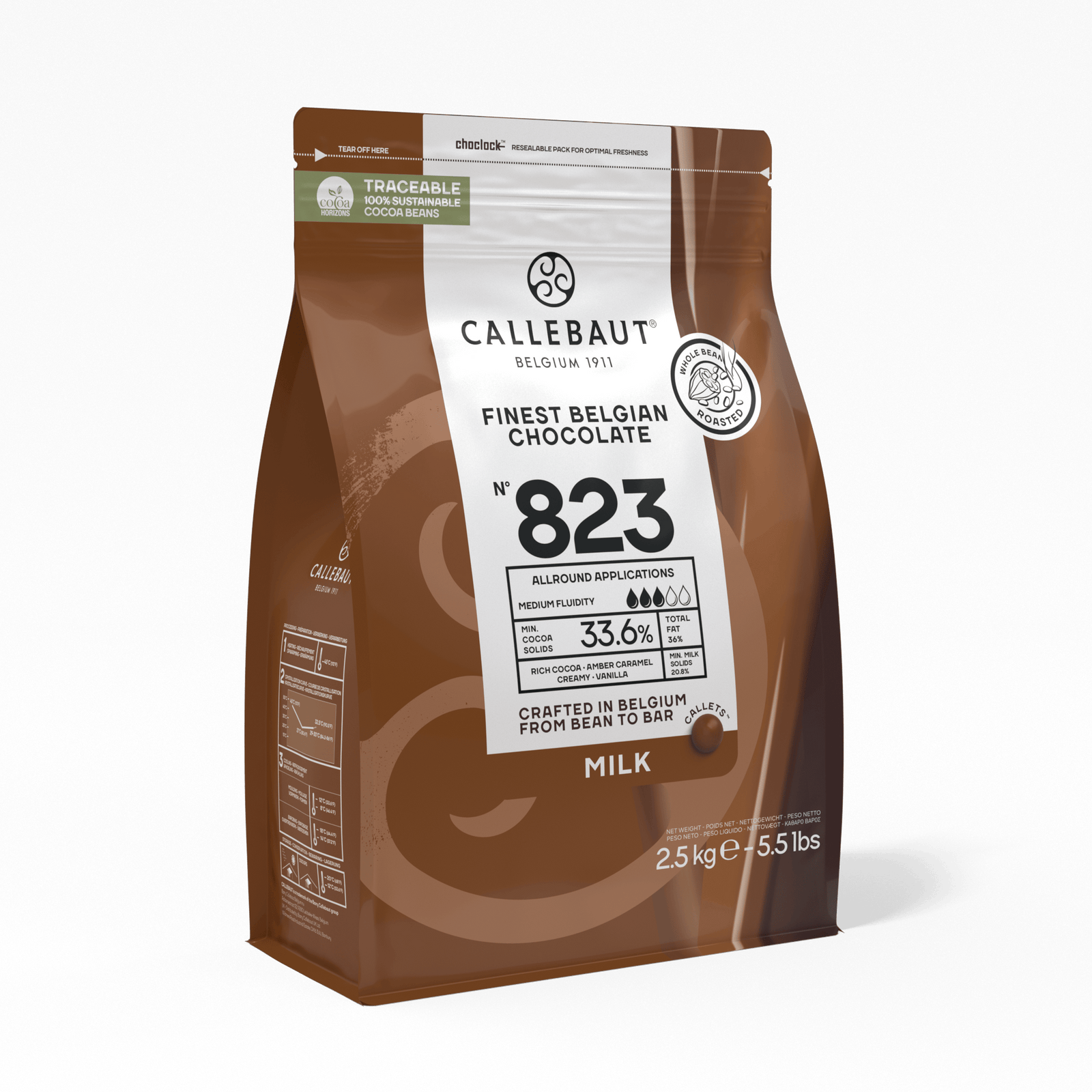 Milk Chocolate Callets: Recipe N° 823