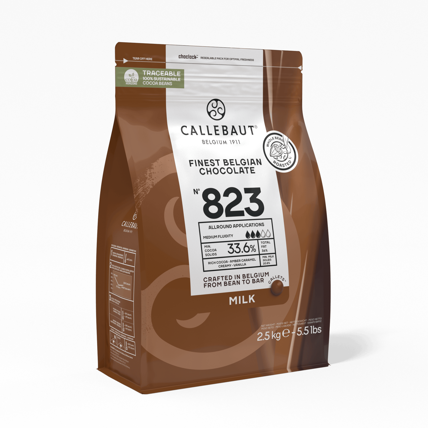 Milk Chocolate Callets: Recipe N° 823