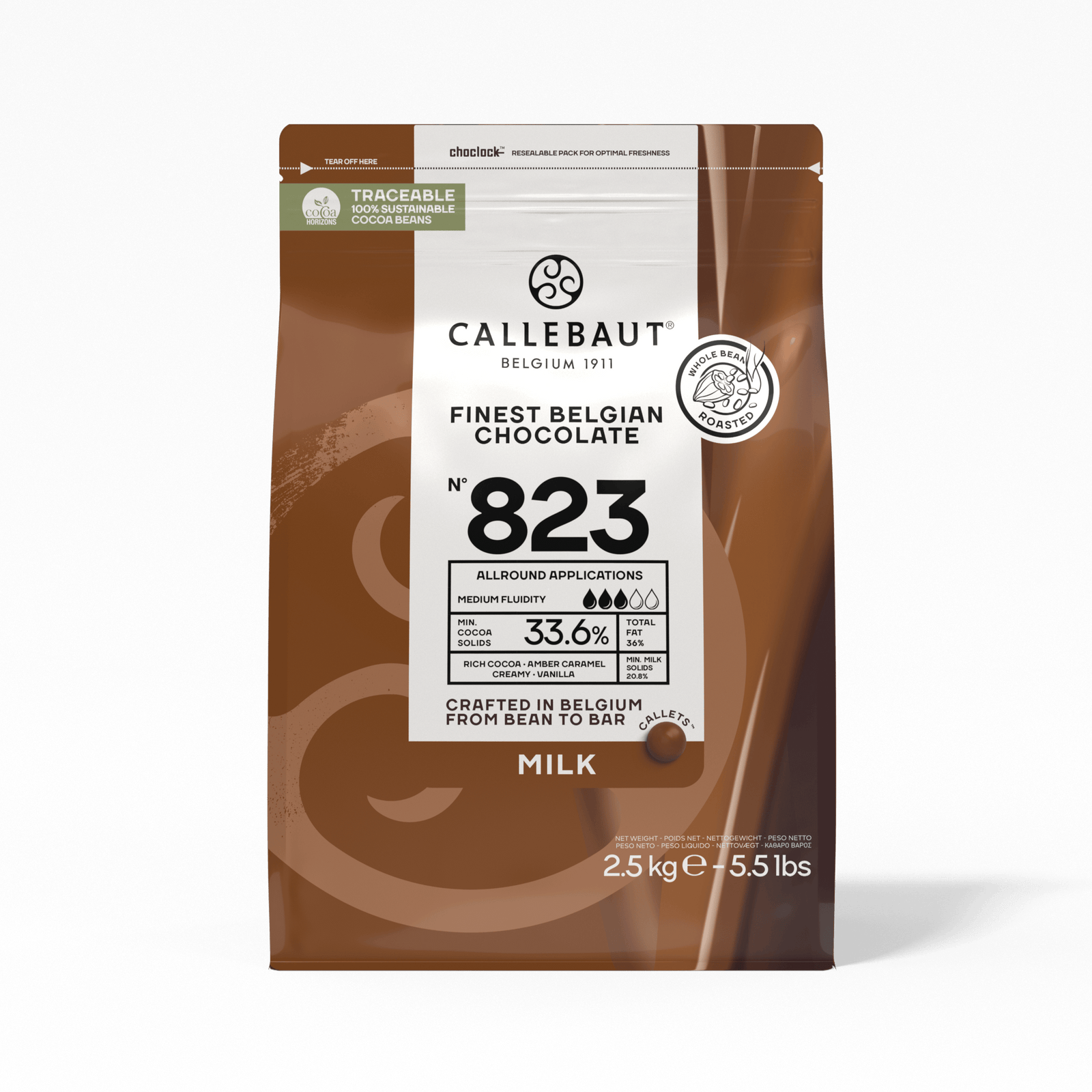 Milk Chocolate Callets: Recipe N° 823