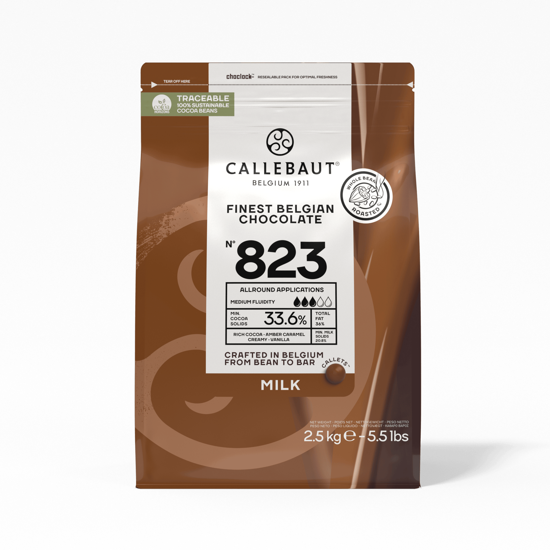 Milk Chocolate Callets: Recipe N° 823